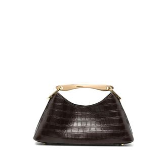 Elleme Mini Boomerang Croco - - Bags - Damen - Braun - ONE SIZE