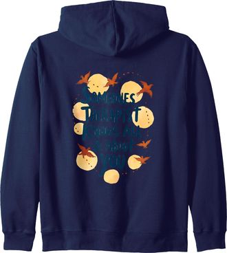 Mapanoli Design Someones Therapist Knows All About You Humor Zitat Kapuzenjacke
