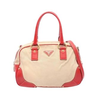 Prada Pre-owned Vintage Canvas Handtasche - - Pre-owned - Damen - Mehrfarbig - ONE SIZE