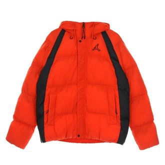 Nike Jordan Wasserabweisende Pufferjacke mit Kapuze - - Sport - Herren - Rot - L