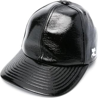 Courr&egrave;ges Femme, Accessoires, Noir, Taille: M Reedition Vinyl Cap