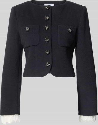 Self Portrait Jacke aus Woll-Mix mit Kaschmir-Anteil