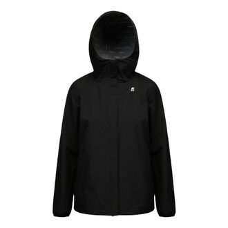K-Way Femme, Vestes, Noir, Taille: 54 FR Veste Courte &agrave; Capuche