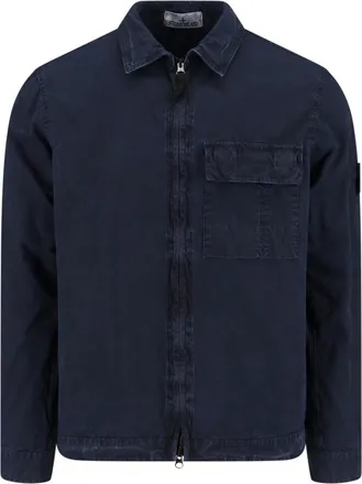 Stone Island Hemd Mit Rei&szlig;verschluss