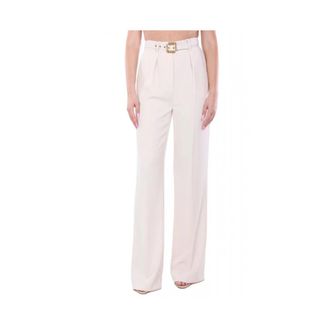 Elisabetta Franchi Weite Hosen - - Trousers - Damen - Wei&szlig; - 2XL