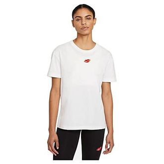 Nike Nike Femme W Nsw Tee Boy Love T Shirt, Blanc, XXL EU