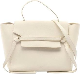 Celine Pre-owned SAC Banane Mini Cuir Sac 2 ways - Femme - Pre-owned - Blanc - Taille: ONE Size