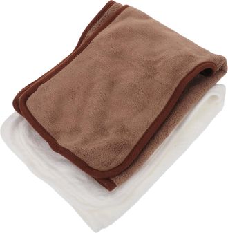 Soimiss 2 Stück Kosmetiktücher Fleece Schnell Trocknend Hohe Wasseraufnahme Vielseitig als Haarwickeltuch Massagebettbezug und Salonbedarf für Spa und Massage