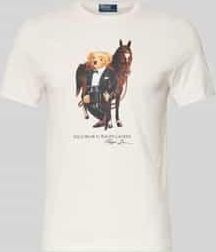 Polo Ralph Lauren T-Shirt mit Label-Print und Rundhalsausschnitt