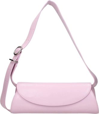 Jil Sander Umh&auml;ngetasche aus weichem Leder - - Bags - Damen - Rosa - ONE SIZE
