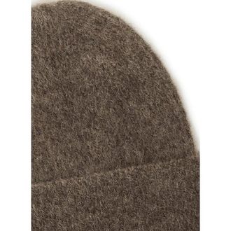 Saison 1865 Motorhaube mit breiter R&uuml;ckhand in gemischtem Mohair - Brown