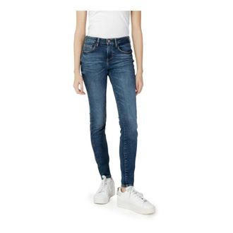 Guess Femme, Jeans, Bleu, Taille: W24 L30 Jean femme bleu uni