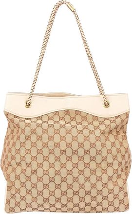 Gucci Crossbody Bags - Gucci GG Monogram Leather String Shoulder Bag - Gr. unisize - in Bunt - für Damen