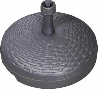 Doppler Füllsockel, anthrazit, rattanoptik, 20 kg