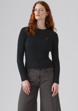 Levi's Rundhalspullover RIB CREW SWEATER Geripptes Strickmuster