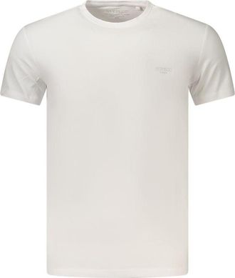 Guess Wei&szlig;es Baumwoll-Herren-T-Shirt