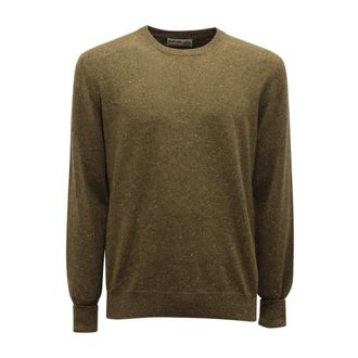 Ballantyne Kaschmir Pullover Milit&auml;rgr&uuml;n Pullover - - Knitwear - Herren - Gr&uuml;n - L