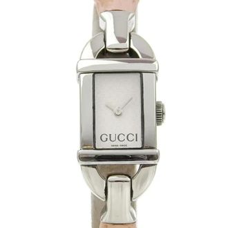 Gucci Pre-owned Acier inoxydable montres - Femme - Pre-owned - Blanc - Taille: ONE Size