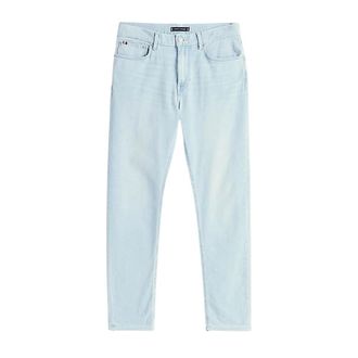 Tommy Hilfiger Blaue Slim Fit Jeans mit Used-Effekten - - Jeans - Herren - Blau - W38