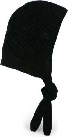 Soft Goat Bonnet c&ocirc;tel&eacute; - Femme - Accessoires - Noir - Taille: ONE Size