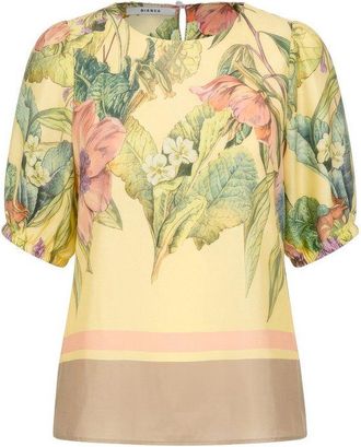bianca Druckbluse ARWEN kleine seitliche Schlitze
