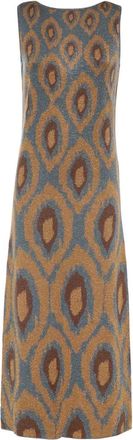 Akep Femme, Robes, Multicolore, Taille: 40 FR Abito Lungo IN