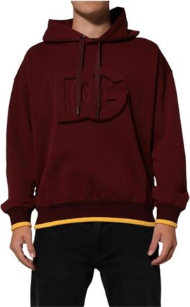 Dolce & Gabbana Herren, Sweatshirts & Hoodies, Rot, LGröße