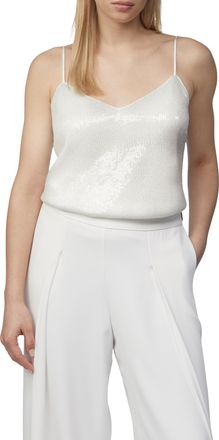 Comma Festives Top mit Pailletten