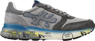 Premiata Low-Top Sneaker - Layered Texture Sneakers With Sturdy Sole - Gr. 40 (EU) - in Grau - für Damen