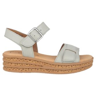 Gabor Gr&uuml;ne Leder Damensandale - - Shoes - Damen - Gr&uuml;n - 37 1/2 EU