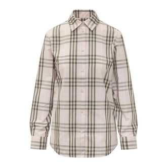 Burberry Regular Fit Hemd mit Karomuster aus Baumwolle - - Blouses & Shirts - Damen - Beige - 2XS