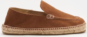 Manebì Herren - Espadrilles Suede Traveler Loafers hellbraun