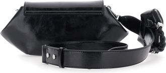 Ganni Triomphe Plate Shoulder Bag - Black