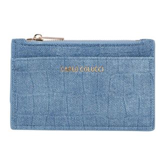 Carlo Colucci unisex, Accessoires, Bleu, Taille: ONE Size Wallets & Cardholders