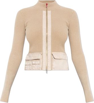 Diesel Femme, Pulls, Beige, Taille: 36 FR M-Melissa Cardigan