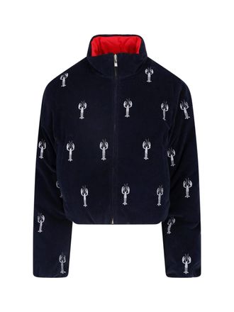 Thom Browne Wendbare Cropped Jacke