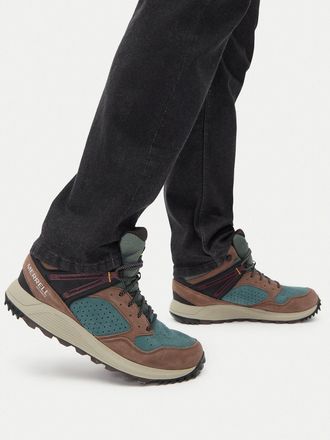 Merrell Schn&uuml;rstiefeletten Merrell Wildwood Mid Ltr Wp J068031 Gr&uuml;n