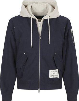 Moose Knuckles Homme, Sweatshirts et sweats &agrave; capuche, Bleu, Taille: XL Skylark Bomber Jacket