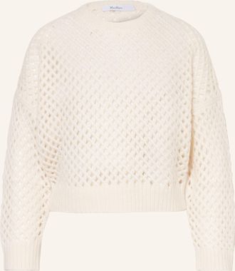 Max Mara Cashmere-Pullover Essen weiss