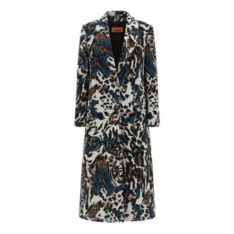 Missoni Animalier Coat - - Coats - Damen - Mehrfarbig - M