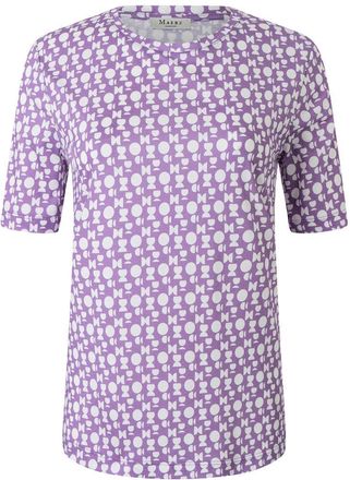 Maerz Damen T-Shirt, Purple Cream, 42