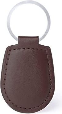 Generico Porte-clés en cuir de voiture élégant luxe pour homme, voiture, clé, anneau de voiture, marron, Taille Unique