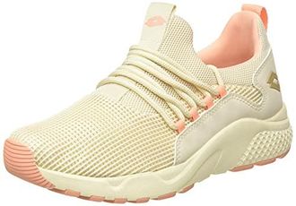 Lotto Femme Breeze Rise II MSH W Plat Oxford, Blanc et Beige, 41 EU
