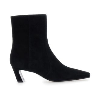 Stuart Weitzman Femme, Chaussures, Noir, Taille: 41 EU Stassi Zip Bootie 50