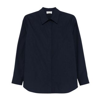 P.A.R.O.S.H. Canyox Langarmhemd - - Blouses & Shirts - Damen - Blau - S