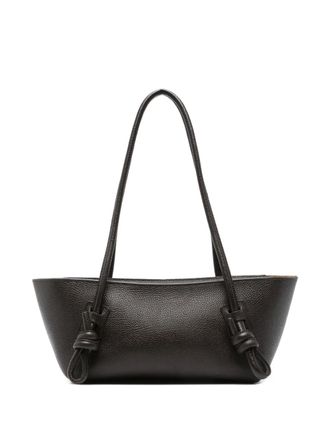 Hereu sac porté épaule Fleca en cuir - Marron