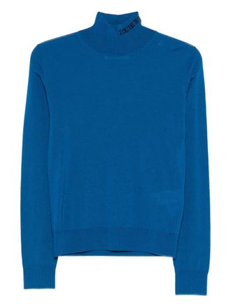 Iceberg Pullover mit Stehkragen - Blau