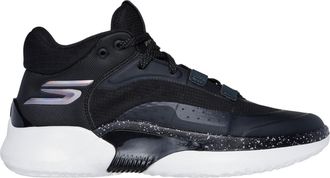 Skechers Resagrip Logo Sneaker f&uuml;r Herren (Schwarz/Wei&szlig;)
