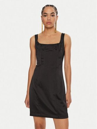 Guess Coctailkleid Sia W4BK0F WDEE2 Schwarz Slim Fit