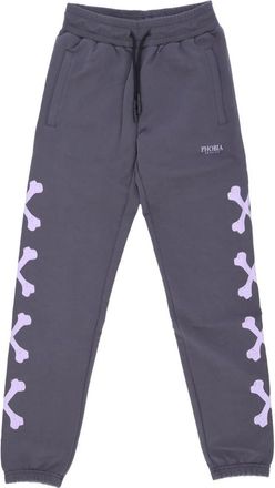 Phobia Archive Homme, Pantalons, Gris, Taille: S Cross Bones Pants